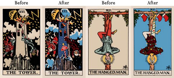 Decking the Halls with Tarot with the RWS Christmas Tarot Deck ...